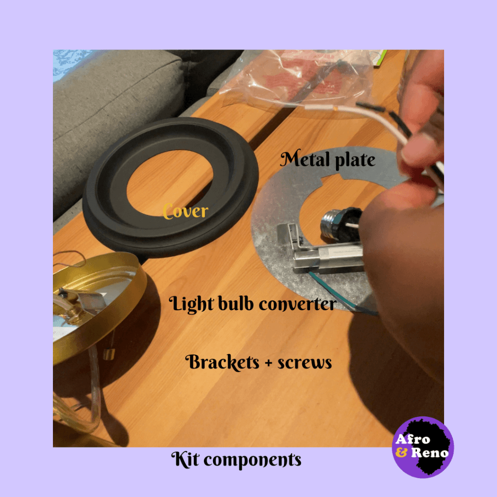 How to Convert a Recessed Light to a Pendant - Afro and Reno